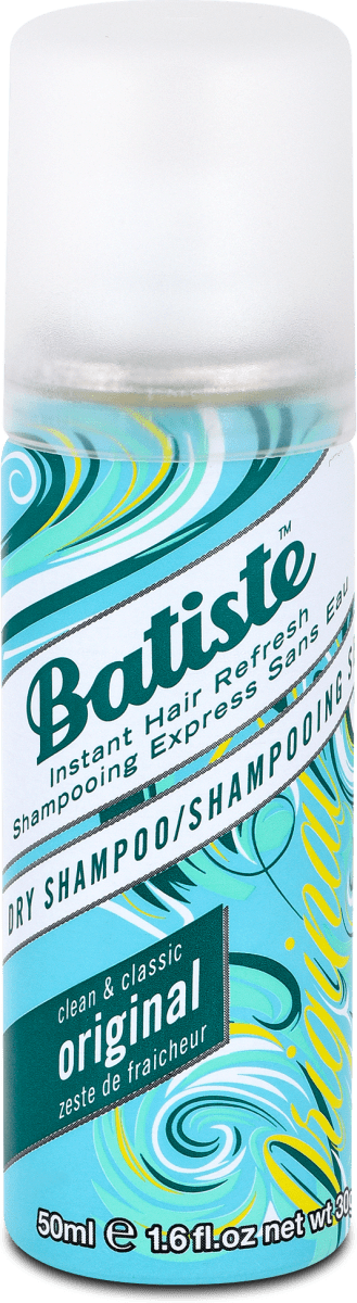 Batiste suchý šampon na vlasy ve spreji mini Original, 50 ml | dm.cz