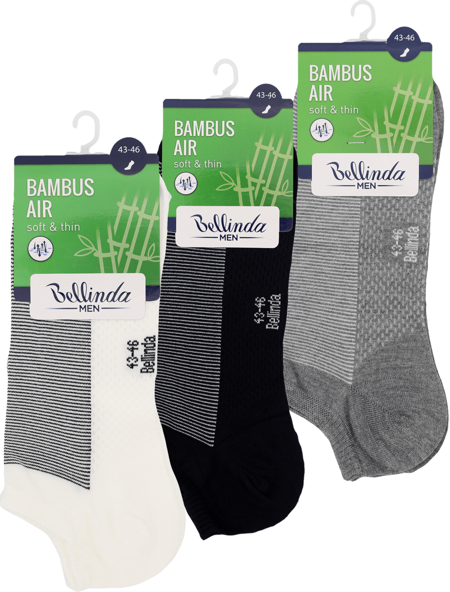 Bellinda Stopki Męskie Bambus Air Model Fashion 43-46, 1 szt. kupuj ...