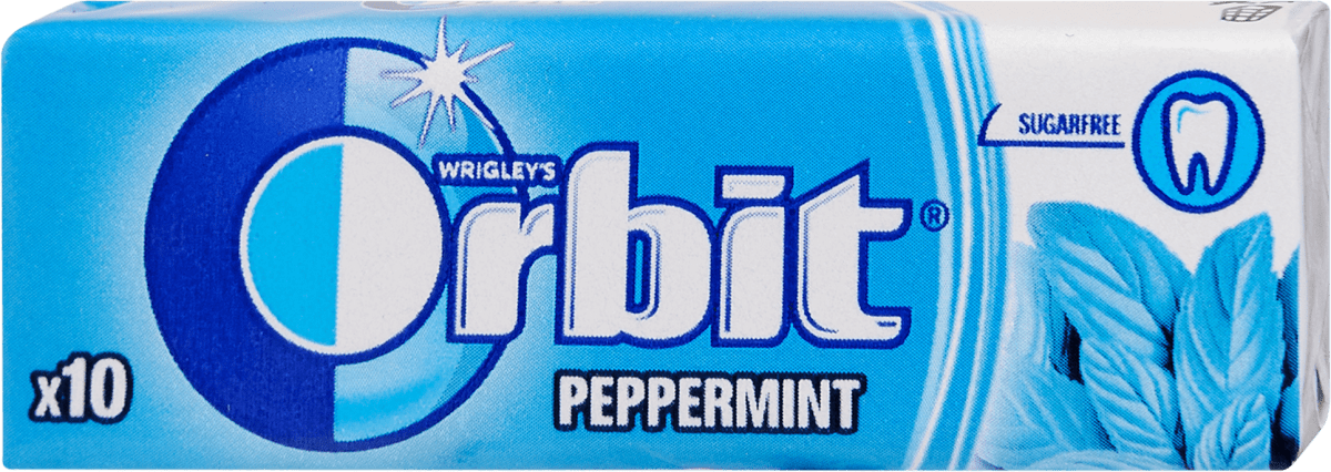 Orbit Rágógumi drazsé peppermint, 10 db | dm.hu