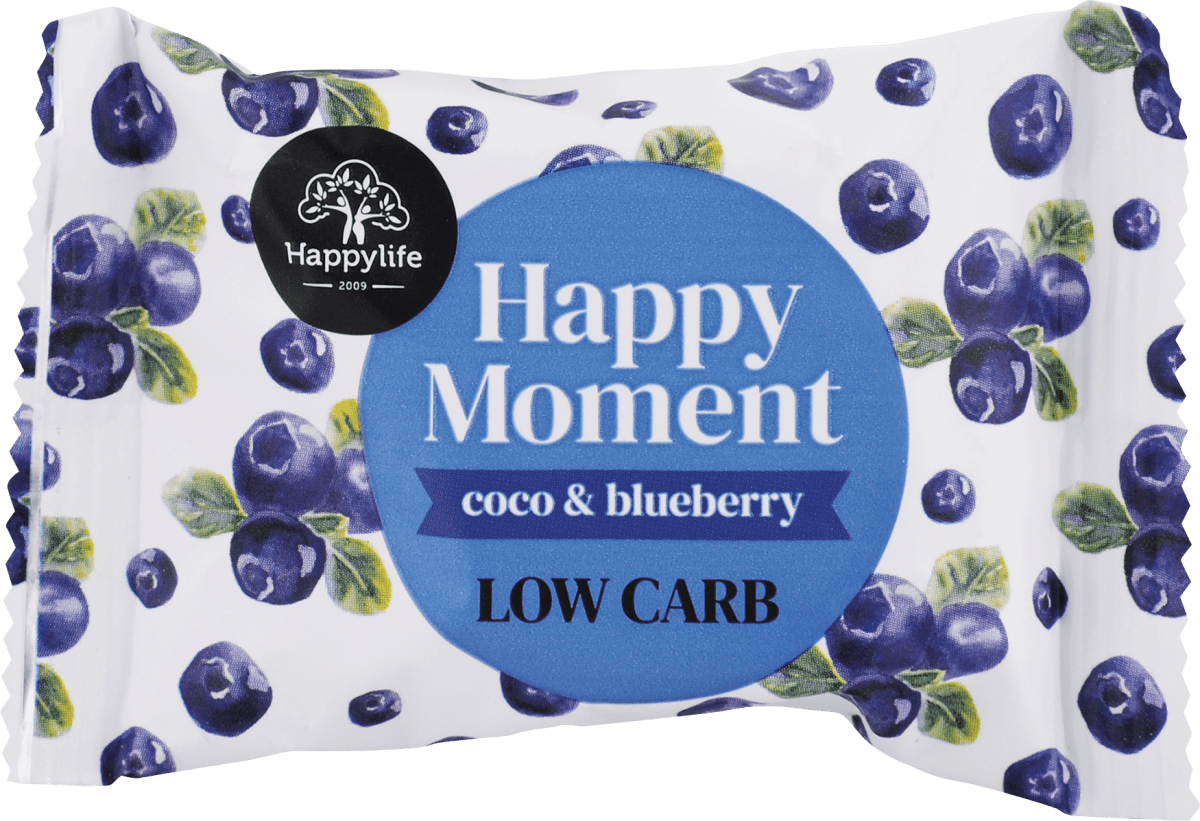 Happylife Kokosové koliesko Happy Moment coco & blueberry, 38 g ...