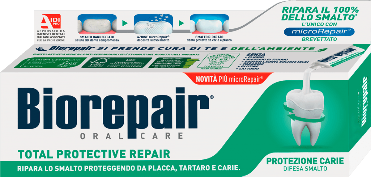 Biorepair zubní pasta Total Protective Repair, 75 ml | dm.cz