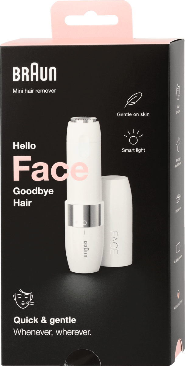 Braun Hello Face Goodbye Hair mini epilator za lice, 1 kom. | dm.hr