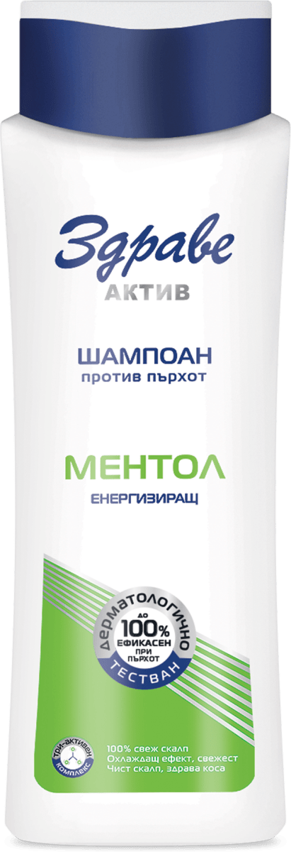 Здраве Шампоан с ментол Енергизиращ 390 Ml Пазарувай трайно изгодно онлайн