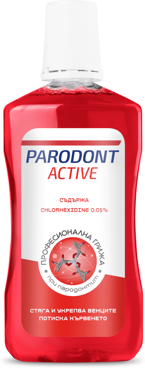 PARODONT ACTIVE Вода за уста, 500 ml Пазарувай трайно изгодно онлайн