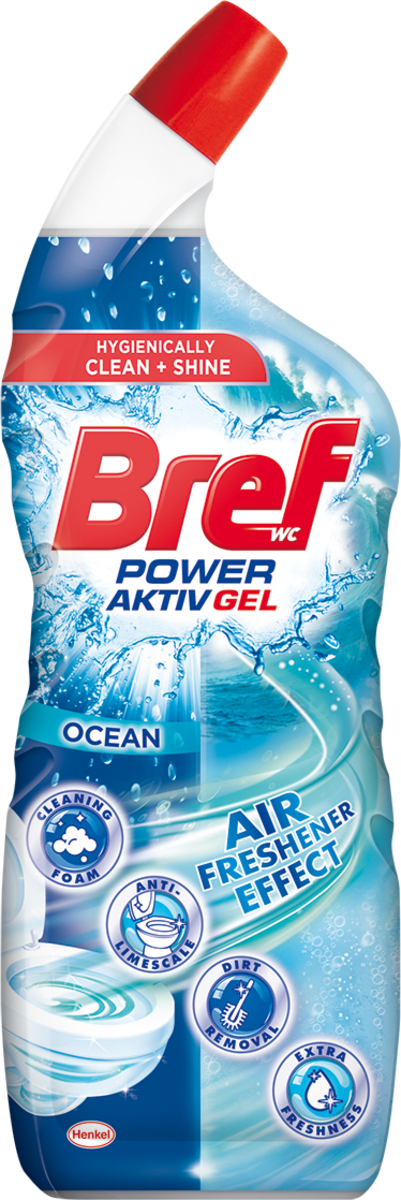 Bref Почистващ гел за тоалетна Power Aktiv, 700 ml Пазарувай трайно ...