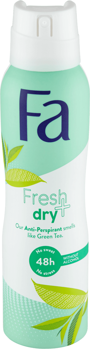 Fa Fresh & dry antiperspirant sprej Green Tea, 150 ml | dm.cz