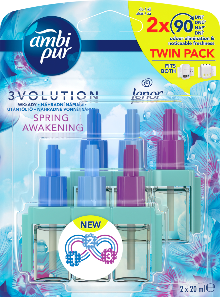 Ambi Pur Légfrissítő utántöltő 3 Volution, Spring Awakening, 40 ml | dm.hu