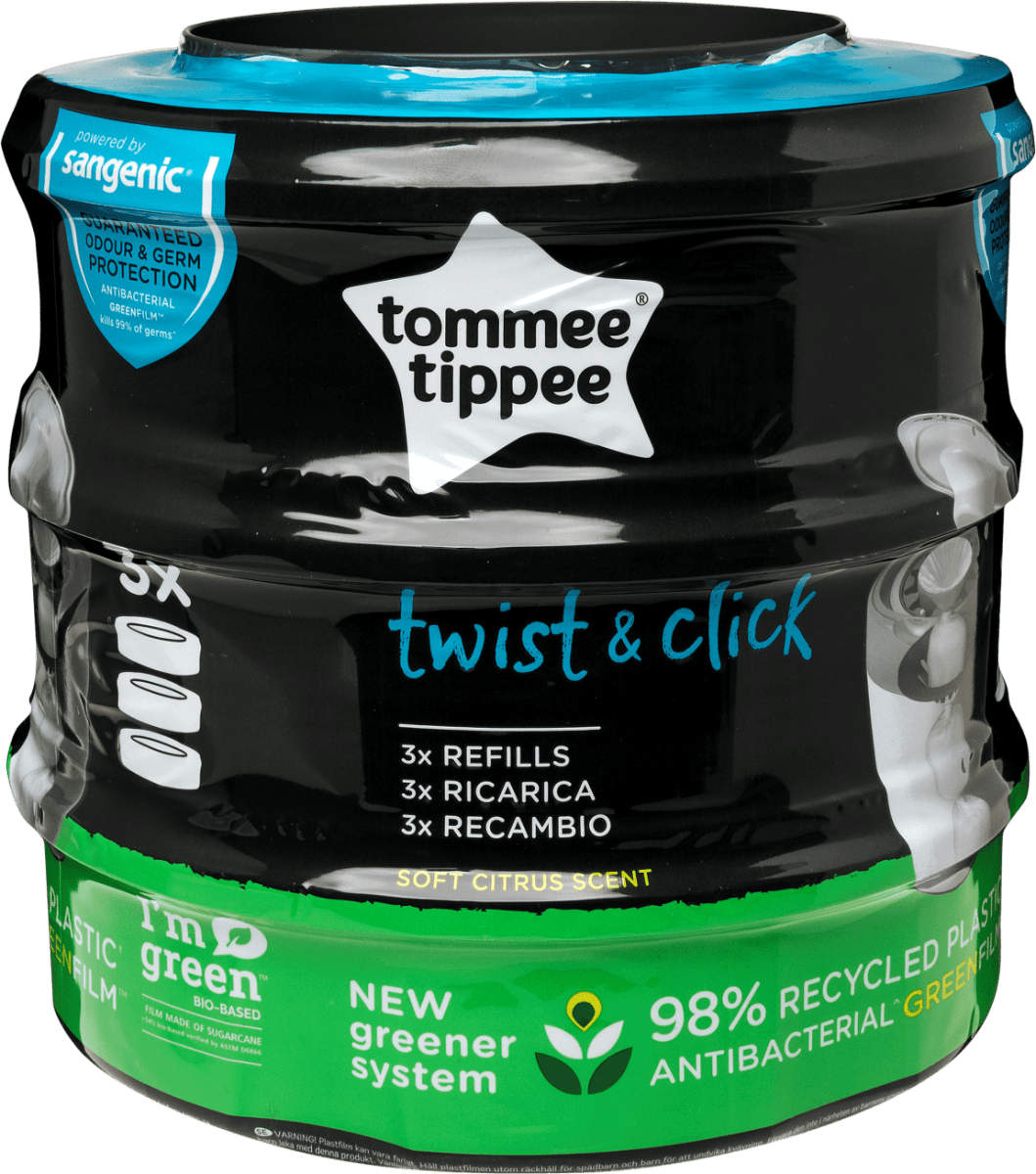 TOMMEE TIPPEE Utántöltő kazetta pelenkacsomagoló rendszerhez, 3 db | dm.hu