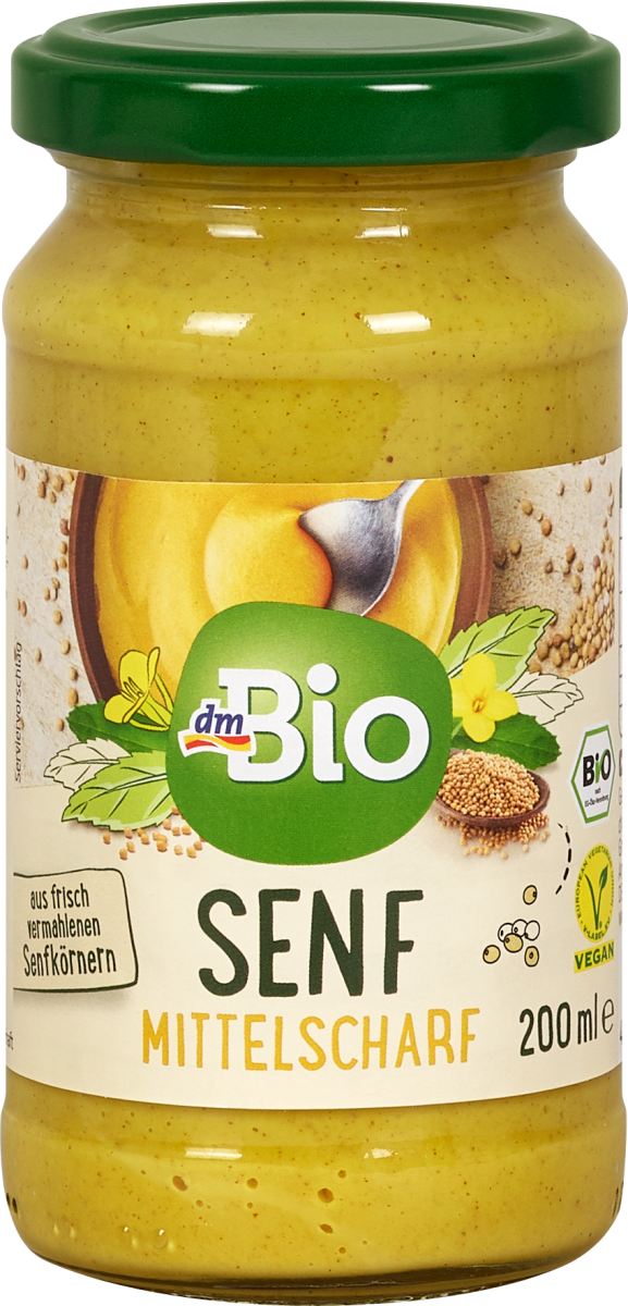 dmBio bio hořčice středně ostrá, 200 ml | dm.cz
