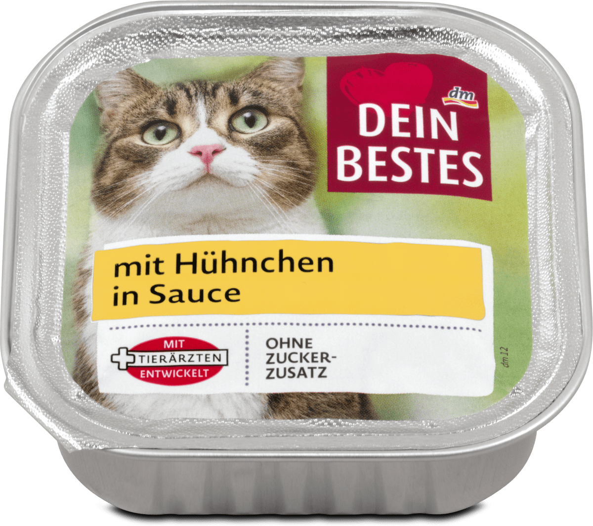 Dein Bestes Katzenfutter mit Hühnchen in Sauce, 100 g | dm.at