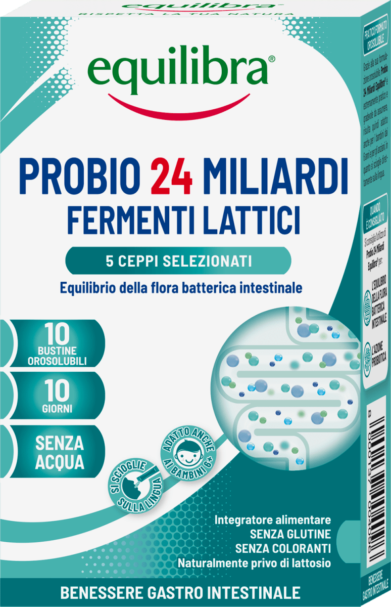 equilibra Probio 24 miliardi di fermenti lattici, 10 pz Acquisti online sempre convenienti | dm ...