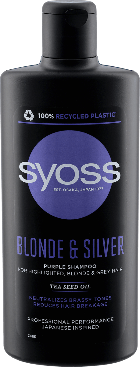 Syoss Szampon Blonde&Silver, 440 ml kupuj online, zawsze w najniższych ...