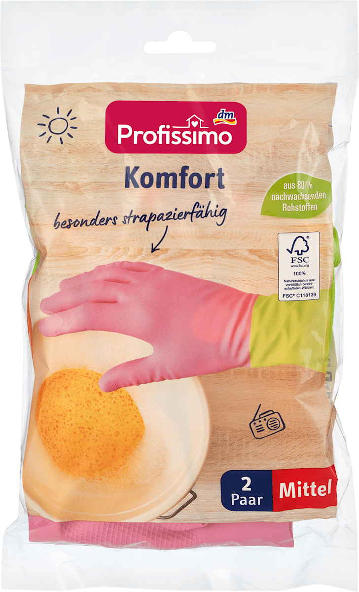 Profissimo Handschuhe Komfort, 2 St dauerhaft günstig online kaufen | dm.de