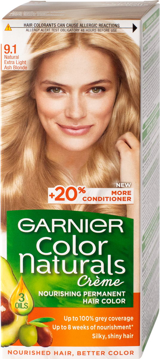 GARNIER Color naturals Boja za kosu 9.1 Natural Extra Light Ash Blonde ...