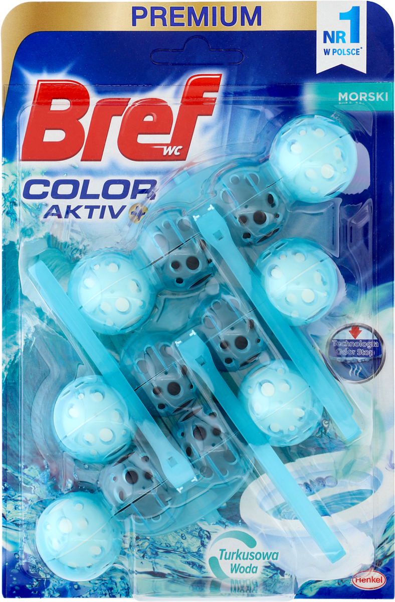 Bref Zawieszka do toalet Color Aktiv Morski, 3 szt. kupuj online ...