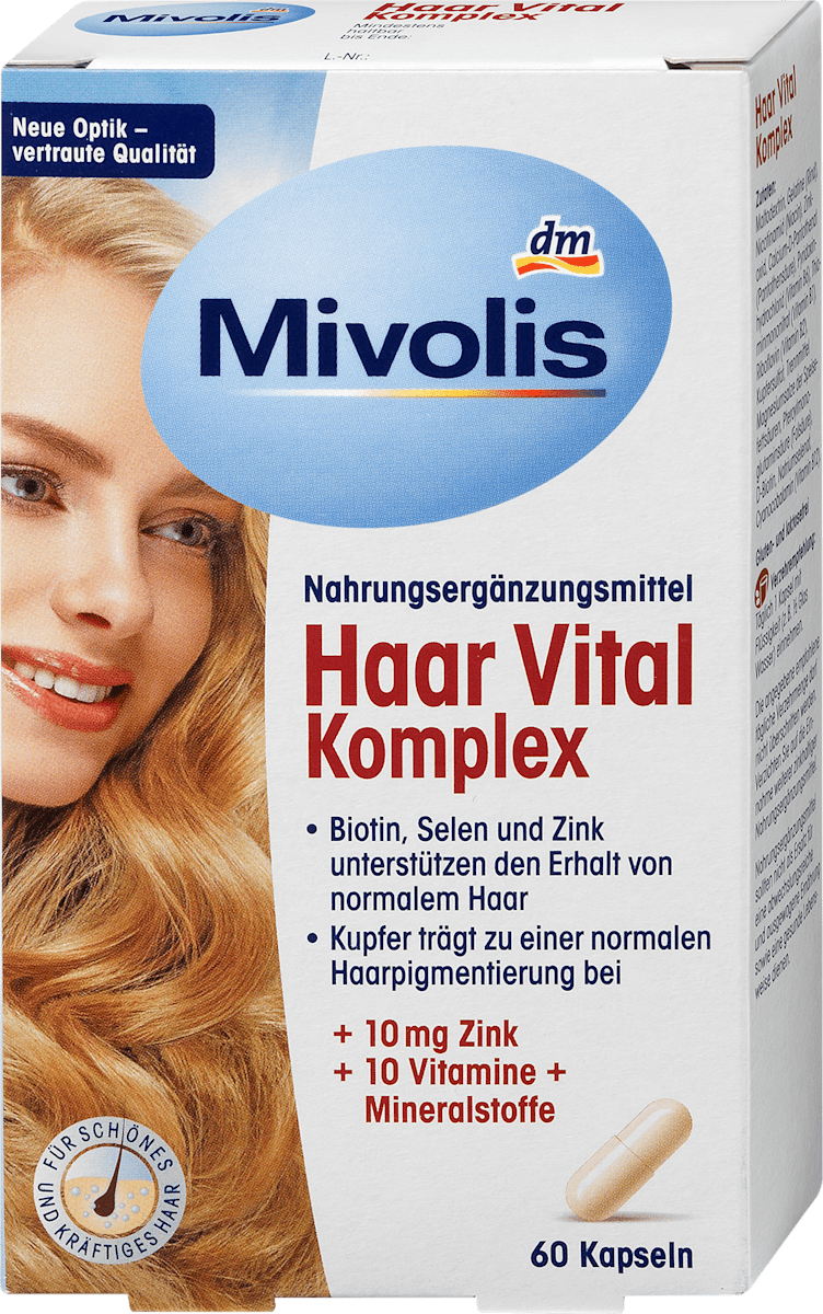 Mivolis Kapsuly Komplex na vitálne vlasy, 26 g nakupujte vždy výhodne ...