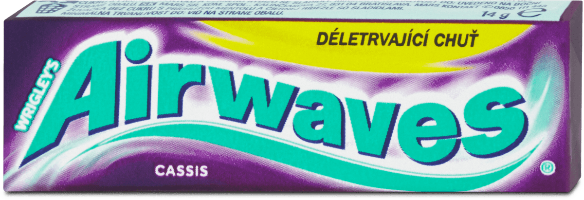 Airwaves žvýkačky Cassis, 10 ks | dm.cz