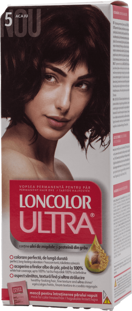LONCOLOR ULTRA Vopsea permanentă 5 acaju, 1 buc cumpără permanent ...