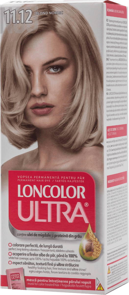 LONCOLOR ULTRA Vopsea permanentă 11.12 blond nordic, 1 buc cumpără ...
