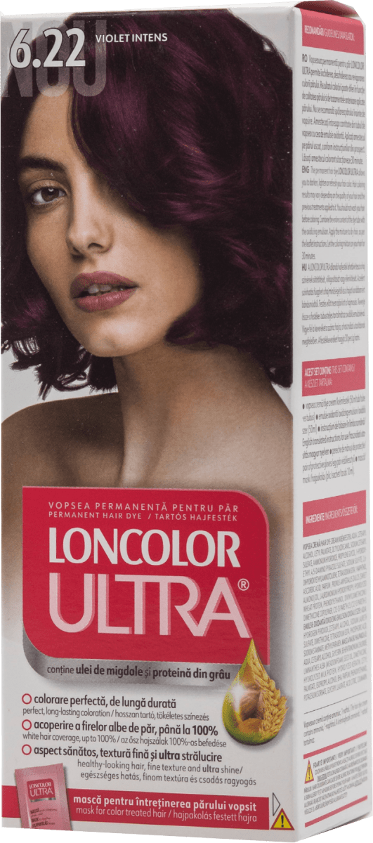 LONCOLOR ULTRA Vopsea permanentă 6.22 violet, 1 buc cumpără permanent ...