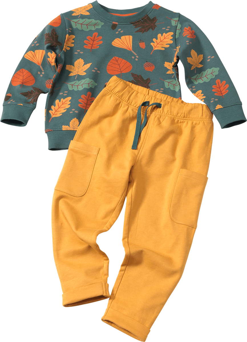 ALANA Kinder Set, Gr. 104, aus Bio-Baumwolle, gelb, grün, 1 St ...