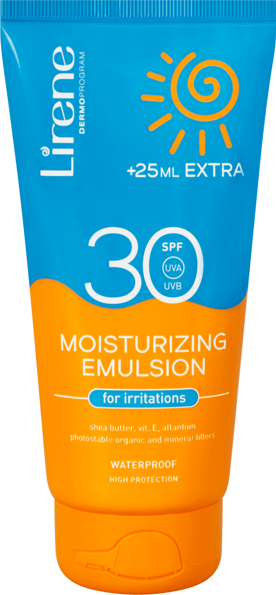 Lirene Feuchtigkeitsspendende Sonnencreme LFS 30, 175 ml | dm.at