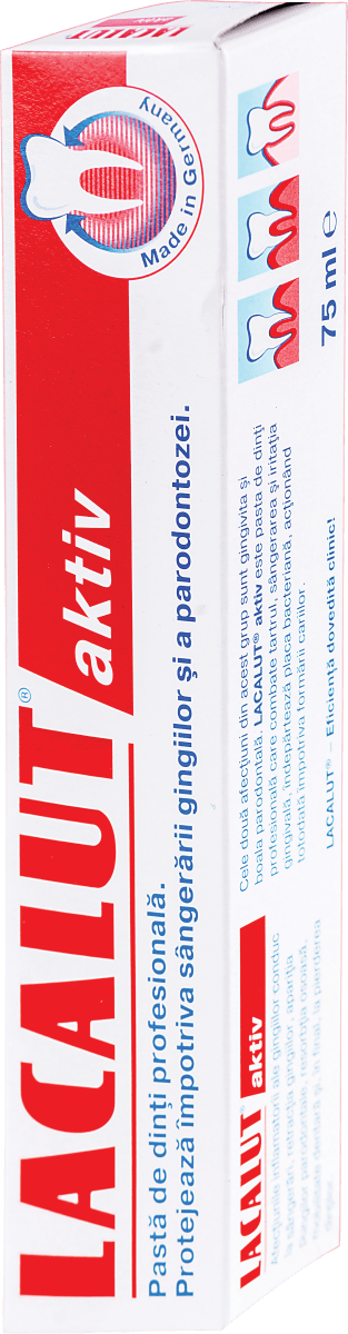 LACALUT Pastă de dinți Aktiv, 75 ml cumpără permanent online la un preț ...