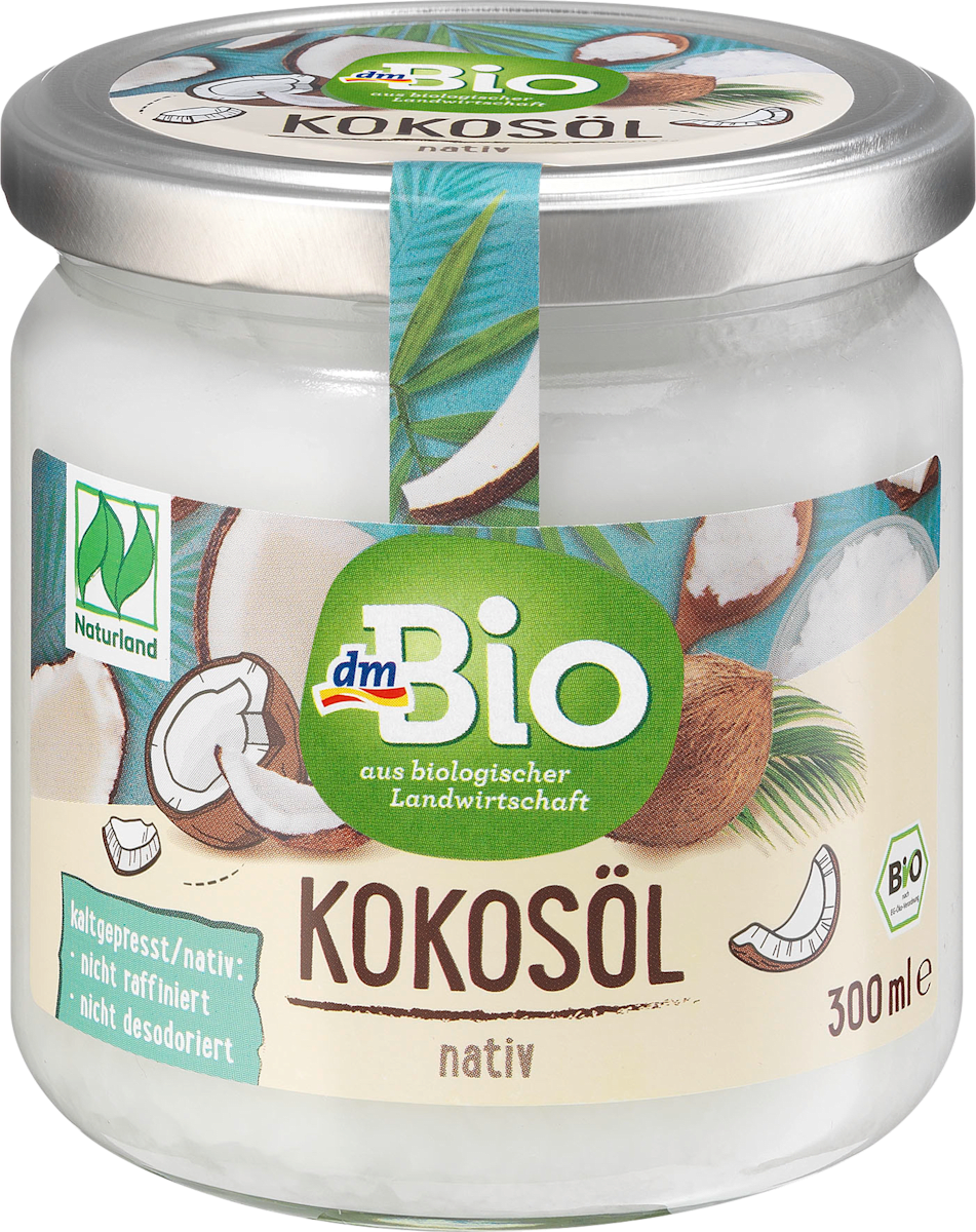 dmBio Kokosöl, nativ, Naturland, 300 ml dauerhaft günstig online kaufen ...