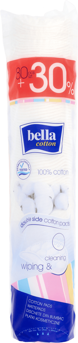 Bella Cotton Płatki higieniczne 80+30%, 104 szt. kupuj online, zawsze w ...