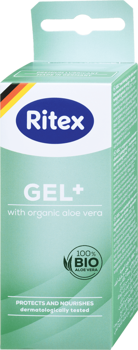 Ritex GEL+ lubrikant z BIO aloe vero, 1 kos | dm.si