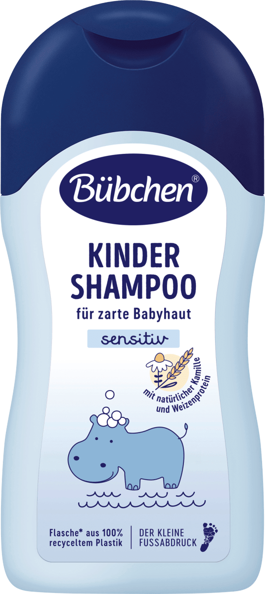 Bübchen Shampoo Kinder sensitiv Kamille und Weizenprotein, 400 ml ...