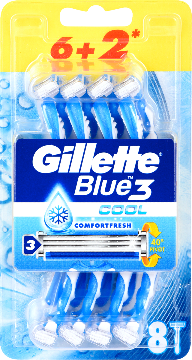 Gillette Blue3 COOL jednokratni brijači, 8 kom. kupujte online po ...