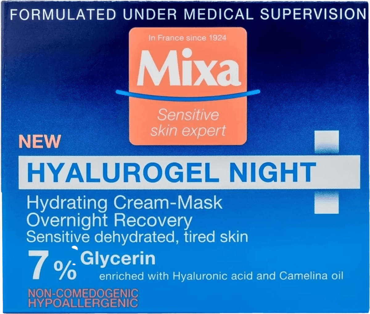Mixa Hyalurogel cremă de noapte, 50 ml cumpără permanent online la un ...