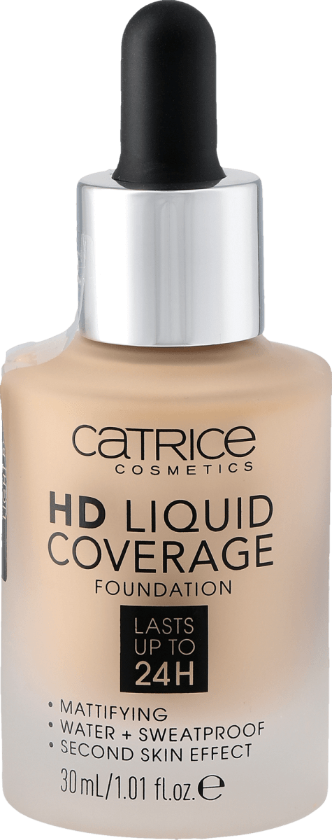 CATRICE HD Liquid Coverage tečni puder – 010 Light Beige, 1 kom ...