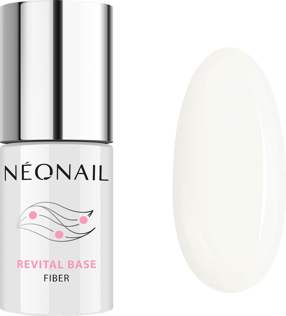 Neonail UV Unterlack Revital Base Fiber Milky Cloud, 7,2 ml dauerhaft günstig online kaufen | dm.de