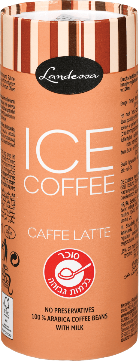 Landessa Ledena kava Caffe Latte, 230 ml | dm.si