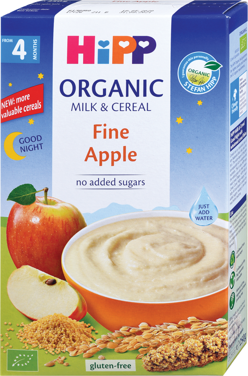 HIPP Cereale cu lapte praf pentru noapte 4+, 250 g cumpără permanent ...