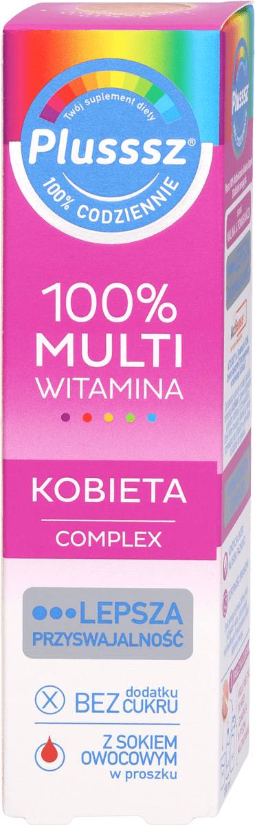 Plusssz Tabletki musujące Multiwitamina Kobieta Complex, 20 szt. kupuj ...