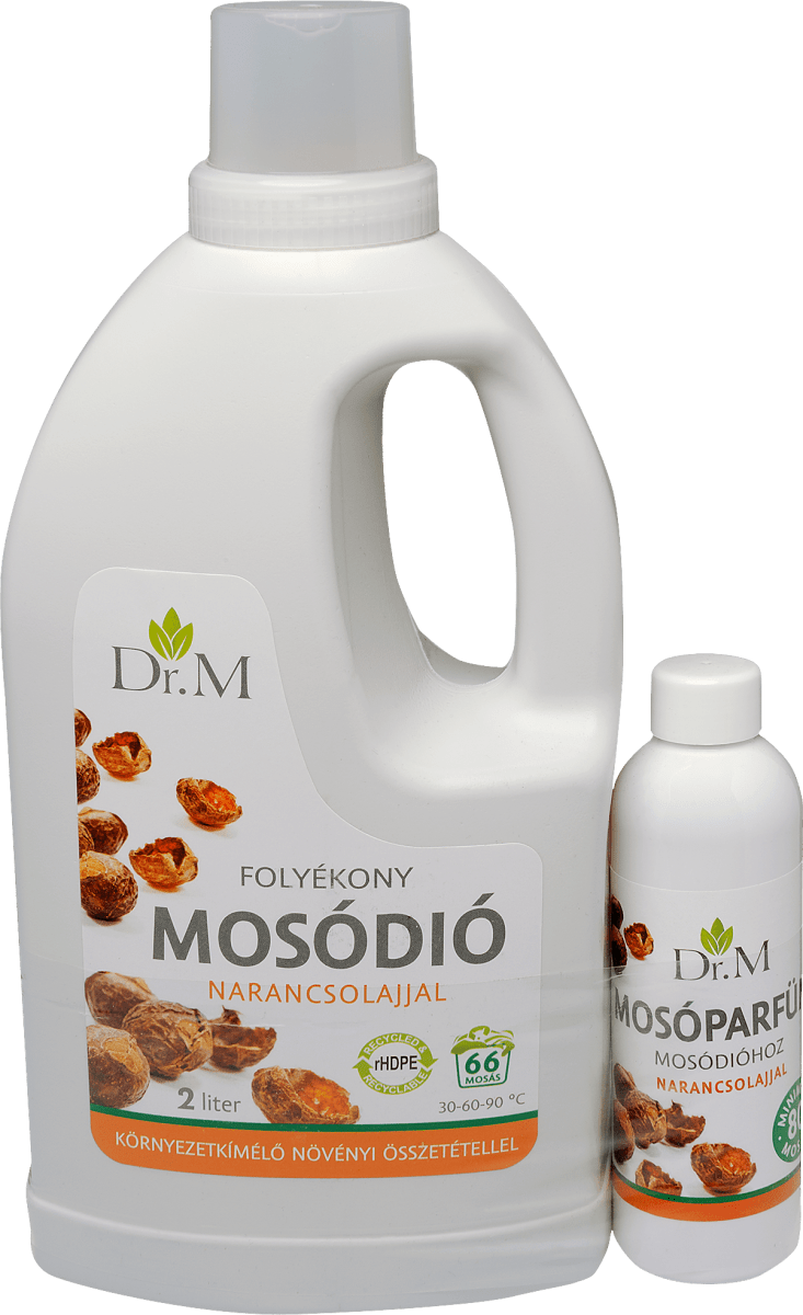 Dr. M Mosódió gél + mosóparfüm narancsolajjal, 2,2 l | dm.hu