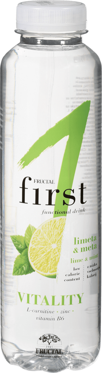 Fructal first Vitality voda s limunom i mentom, 500 ml kupujte online ...