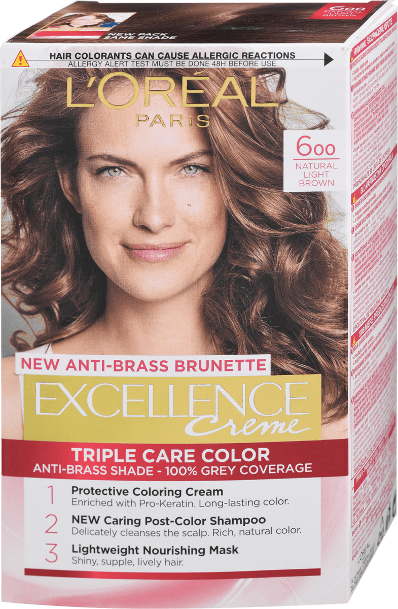 L'ORÉAL PARIS EXCELLENCE CREME Boja za kosu - 600 Natural Light Brown ...