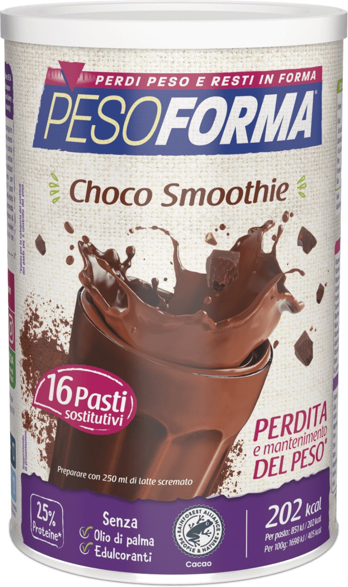 PESOFORMA Choco smoothie - Pasto sostitutivo per il controllo del peso ...