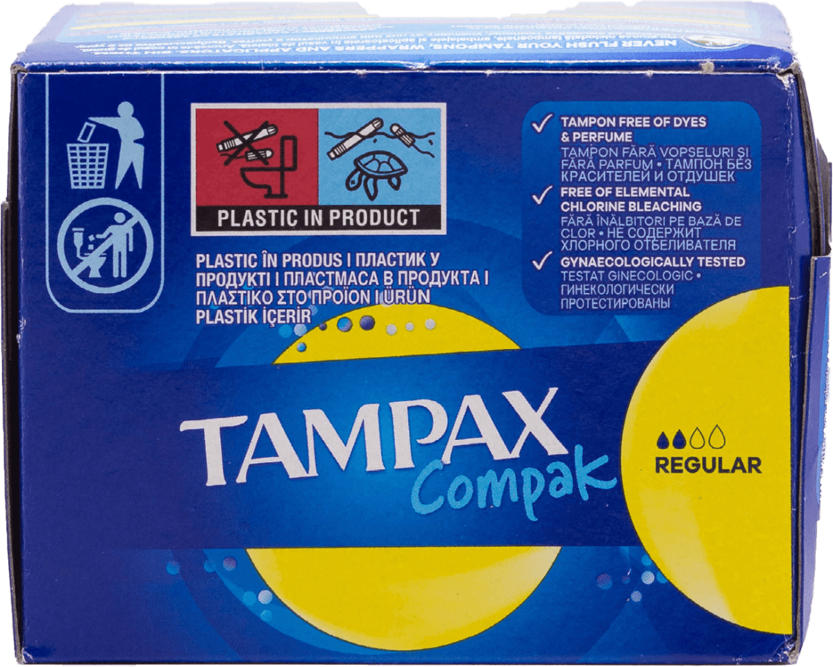 Tampax Tampoane interne Compak Regular, 16 buc cumpără permanent online ...