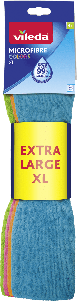 vileda Panni multiuso in microfibra Colors XL, 4 pz Acquisti online ...