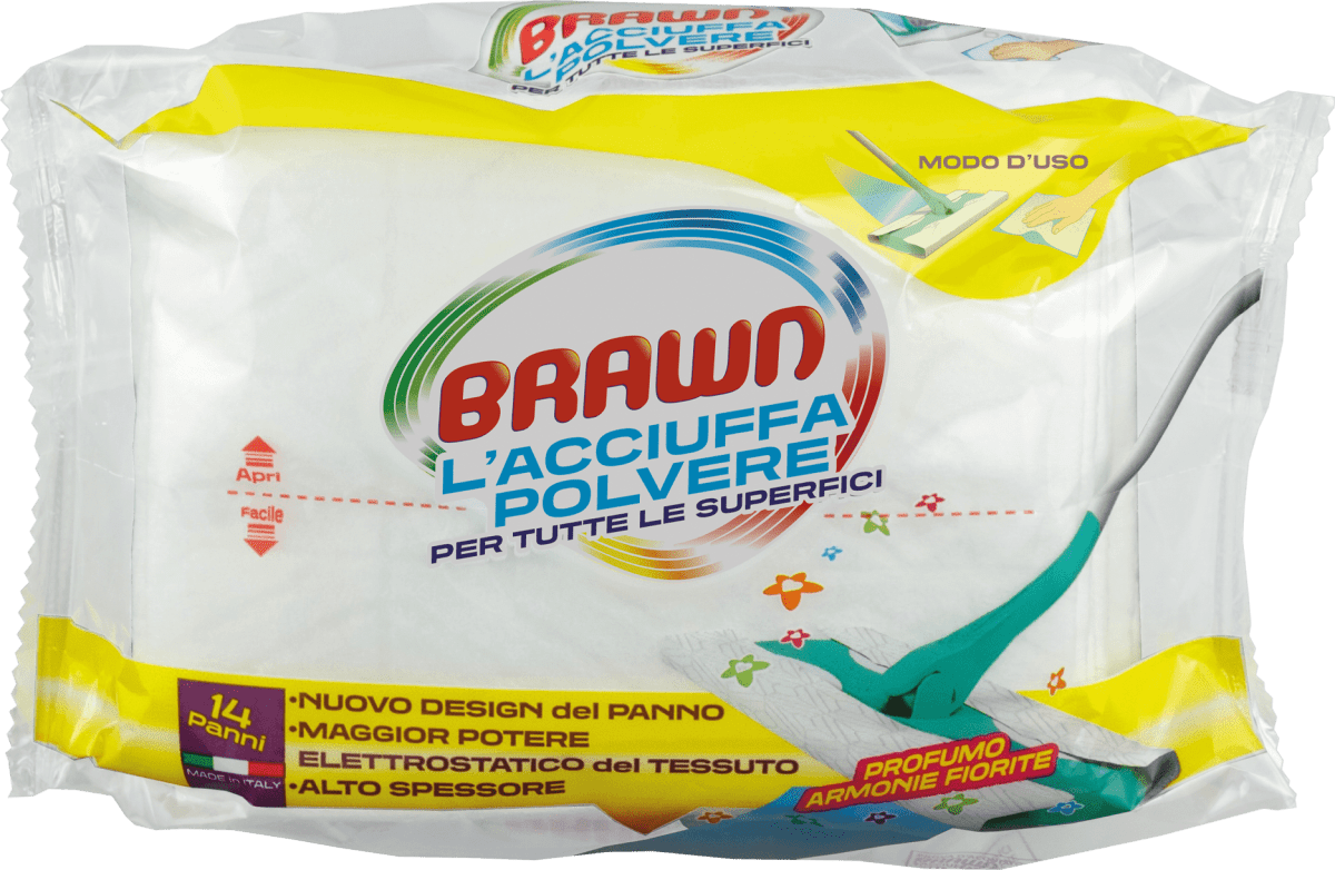 BRAWN L'acciuffa polvere Panni per tutte le superfici, 14 pz Acquisti ...