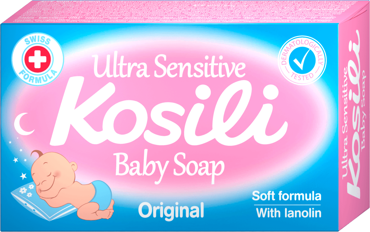 Kosili Ultra Sensitive Original sapun za bebe - roze, 75 g povoljna ...