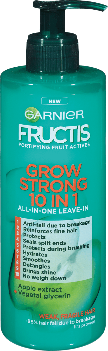 GARNIER FRUCTIS GROW STRONG krema za kosu – 10 u 1, 400 ml povoljna online kupovina | dm.rs