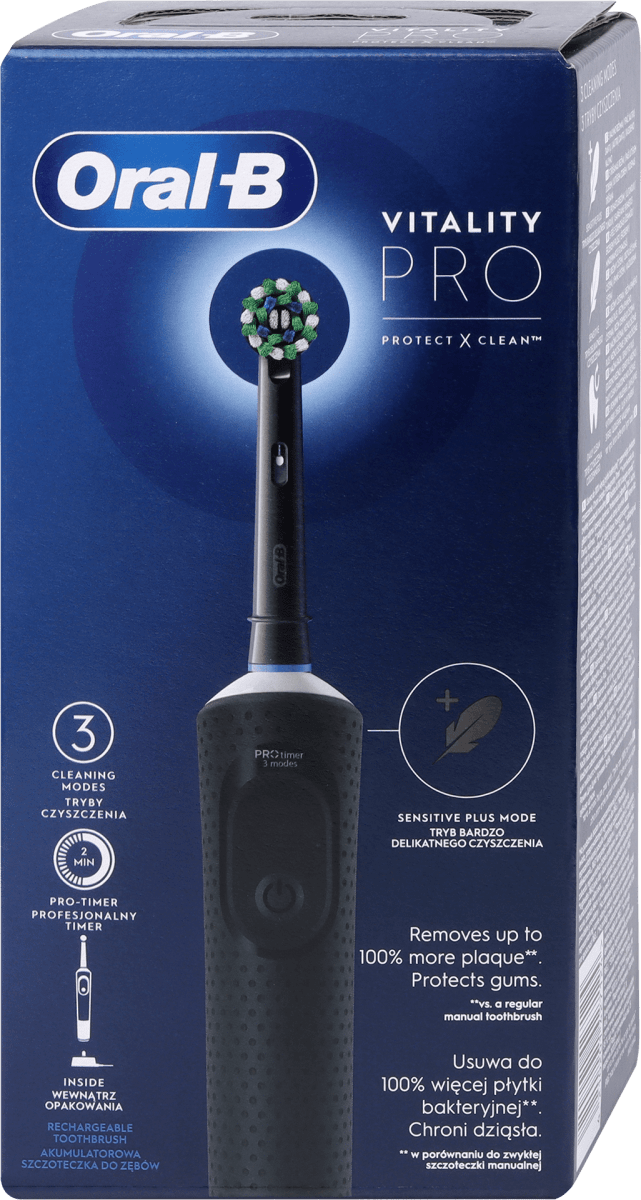 Oral-B Vitality Pro električna četkica za zube Black, 1 kom. | dm.hr