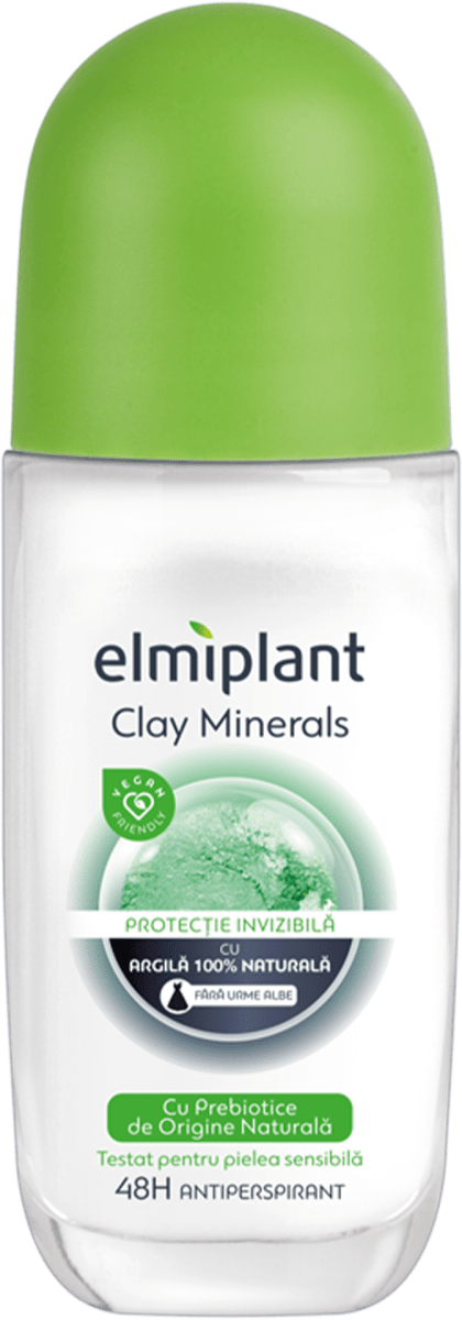 Elmiplant Deodorant antiperspirant roll on clay minerals, 50 ml cumpără permanent online la un ...