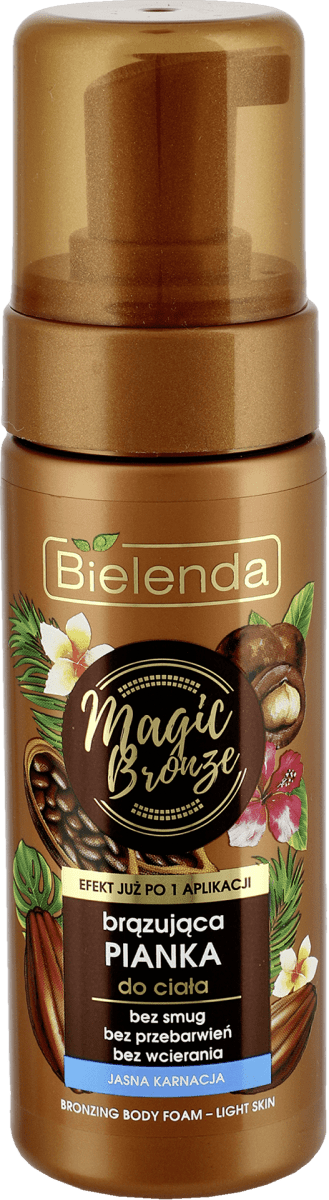 Bielenda MAGIC BRONZE Brązująca pianka do ciała - jasna karnacja, 150 ...